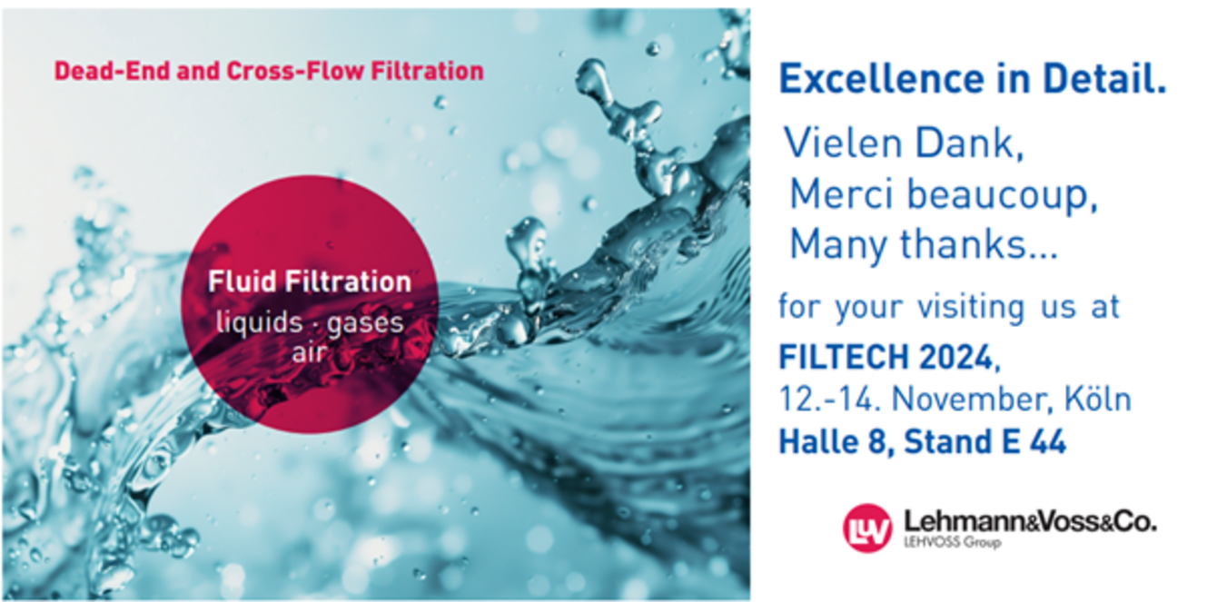 Experts have met at FILTECH 2024 – for the benefit of the end user ...